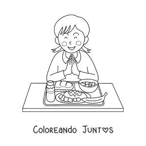 Dos niños comiendo el almuerzo en la escuela Coloreando Juntos