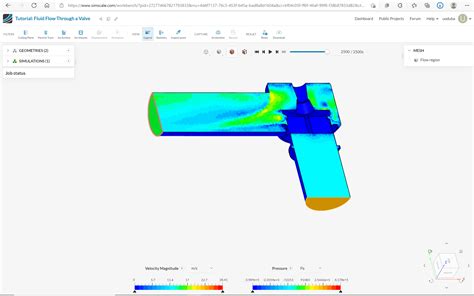 Tutorial Fluid Flow Through A Non Return Valve Fluid Flow Cfd