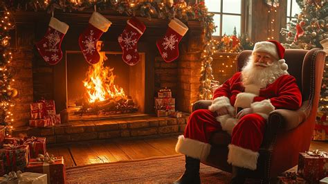 Christmas Jazz 크리스마스 커피하우스 분위기 속에서 포근한 크리스마스 재즈 음악과 활활 타오르는 모닥불을 감상해