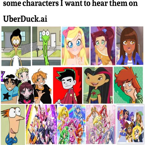 Some Characters I Want Them On Uberduckai By Jazzystar123 On Deviantart