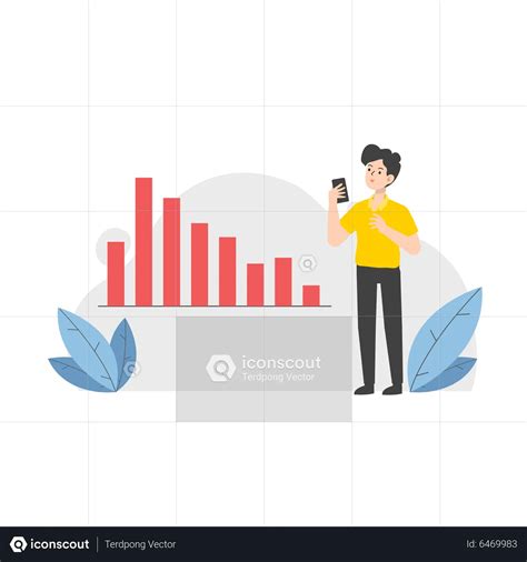 Man Presenting Business Loss Data Animation Free Download People