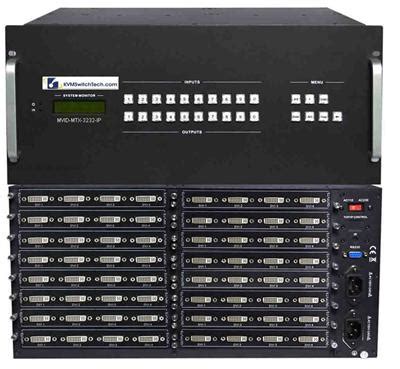 X DVI Video Matrix Switch With RS IR And TCP IP Control