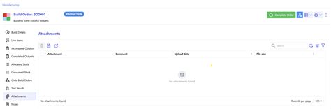 Build Orders Inventree Documentation