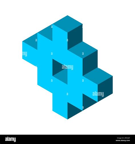 blue structure made of cubes architectural decorative feature