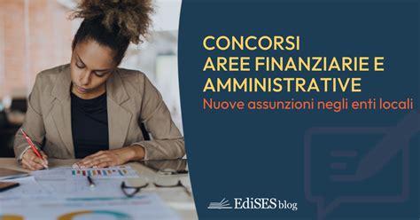 Concorsi Aree Amministrative E Finanziarie Enti Locali