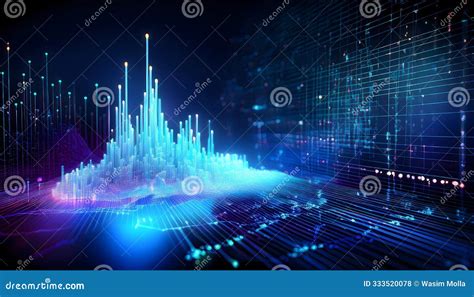 Technology Network Digital Data Flow Artificial Intelligence Data Analytics Processing Abstract