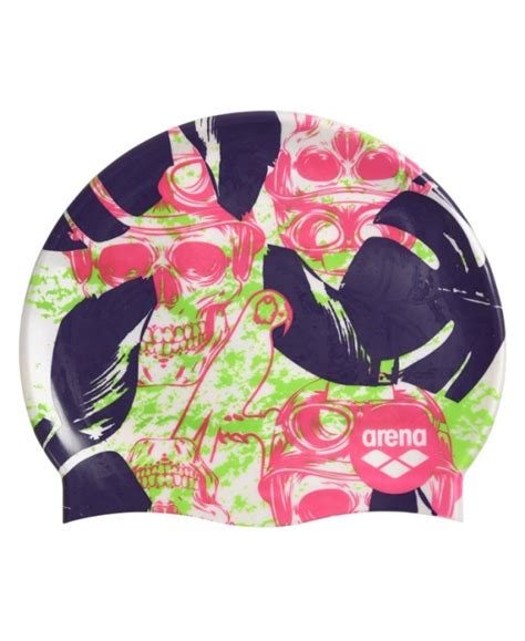 Шапочка для плавания Arena Print 2 Crazy Fantasy Skull за 39 руб