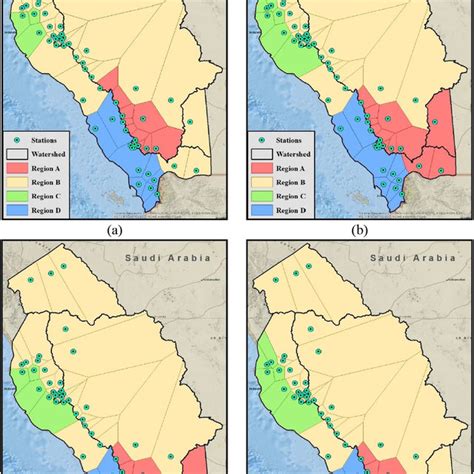 Generated Regionalization Maps A Based On R 60 Min 24 Hrs B Based On