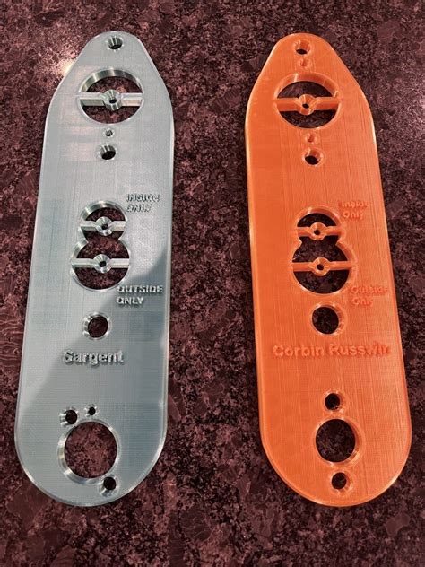 Drill Guide Mortise Door Marker All Plastic New Rr Labs