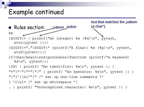 compiler tools lex yacc flex bison