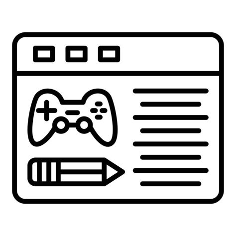 Game Script Icon Style 12867311 Vector Art At Vecteezy