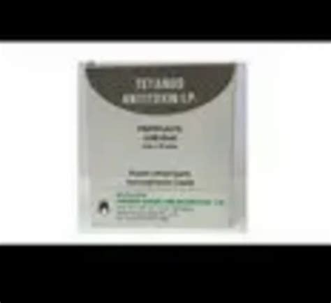 Antitoxin Tetanus Injection 5ml At ₹ 100 Pack In Mumbai Id 21901108891