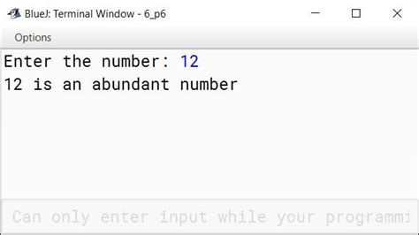 abundant number java program knowledgeboat
