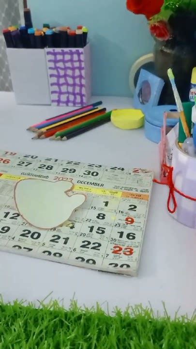 Diy Cute Calander 🌈💗🌸 🗓️ Youtube