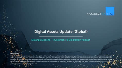 Digital Assets Update Navigating The Future Of Bitcoin