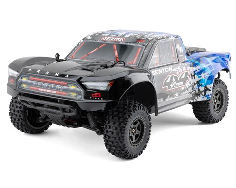 Arrma Senton 4x4 3s Blx Brushless Rtr 110 Short Course Truck Blue