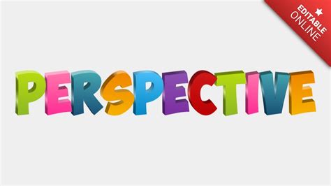 Perspective Text Effect Generator