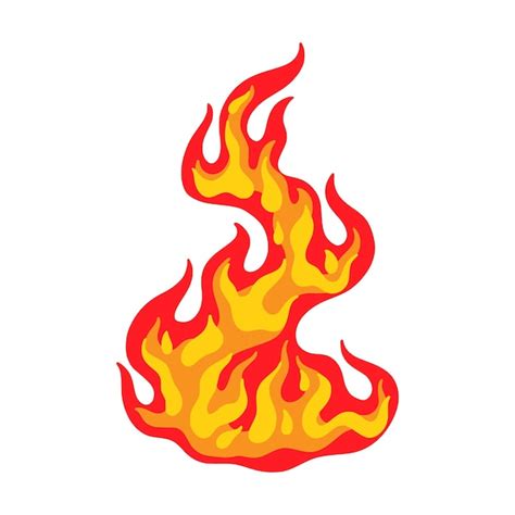 Set Of Flame Graphic Design Vector Clip Art Black And White 5635493