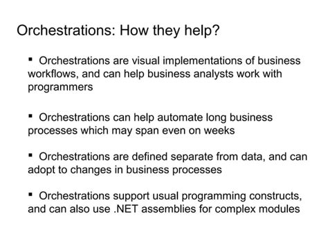Allied Consultants Training On BizTalk Orchestrations 1 Of 2 PPT