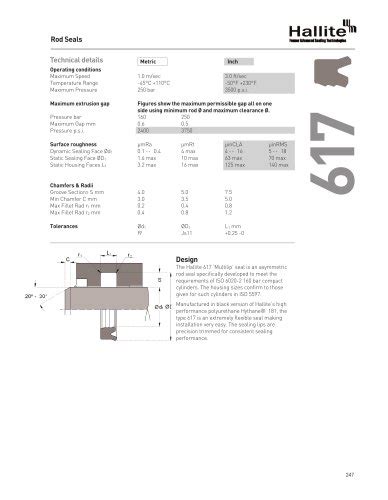 15 Strong And Durable Rod Seal Dichtelemente Hallite Gmbh Pdf