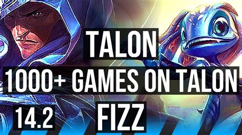 Talon Vs Fizz Mid Games Dominating Rank Talon