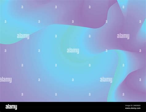 Abstract Soft Color Fluid Wave Duotone Geometric Compositions With Gradient 3d Flow Shape