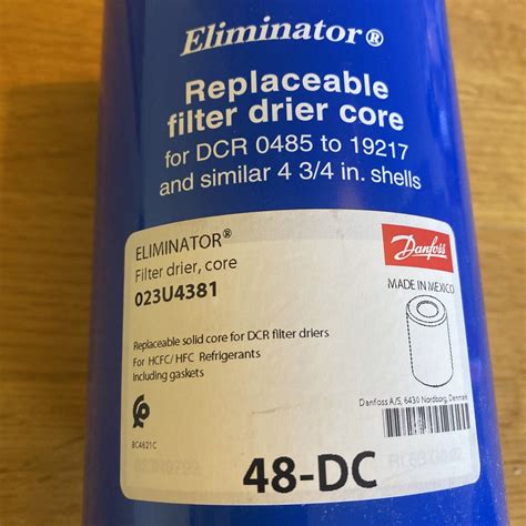 *NEW* Danfoss Replaceable Filter Drier Core 48-DC 023U4381 | eBay
