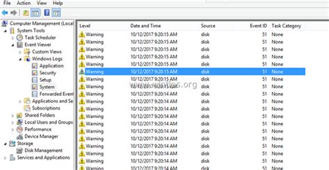 FIX Warning Disk Event 51 An Error Detected On Device During Paging Operation WinTips Org