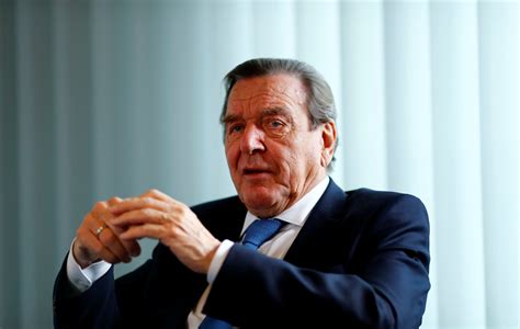 German Ex Chancellor Schroeder Spoke To Putin For Hours On Thurs Night