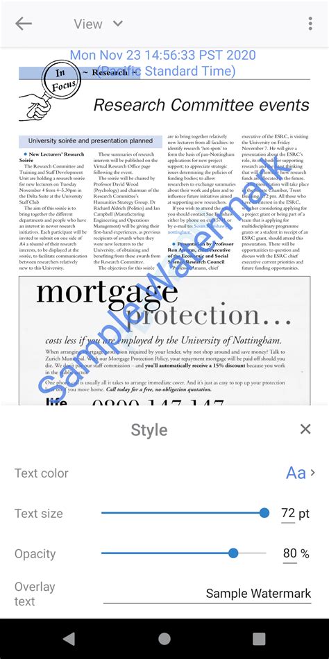 Add Watermark To Pdf In Xamarin Apryse Documentation