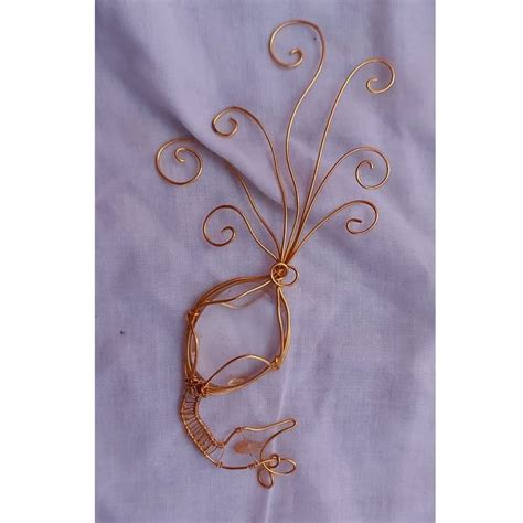 Golden Brassbase Peacock Shape Pendant At ₹ 100piece In Khambhat Id 23350577333