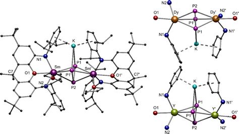 Left Molecular Structure Of Compound 4 Sm In The Solid State