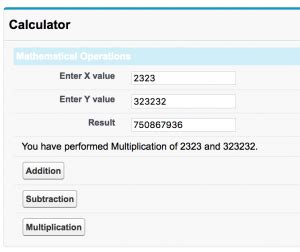 Write An Apex Class To Perform Addition Subtraction And Multiplication
