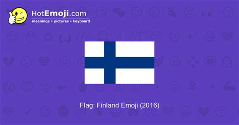 🇫🇮 Flag Finland Emoji Meaning With Pictures From A To Z