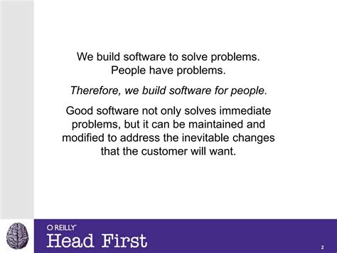 Head First Object Oriented Analysis And Designch01ppt