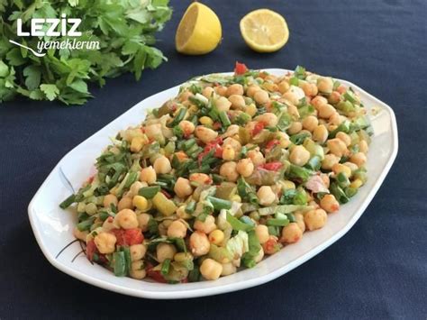 Nefis Nohut Salatası Tarifi Leziz Yemeklerim