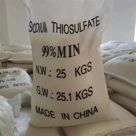 Hot Sale 99min Sodium Thiosulfate For Water Treatment Sodium
