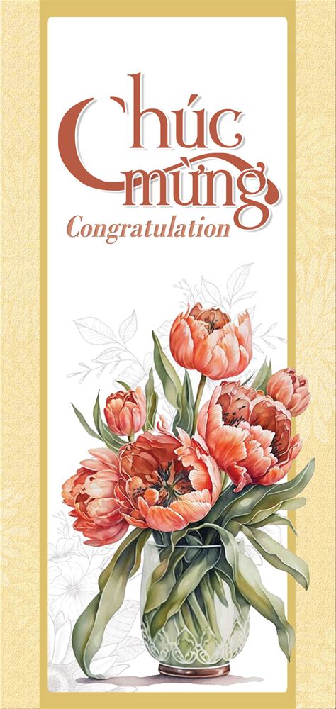 Mẫu Thiệp Chúc Mừng Hoa Ca 915