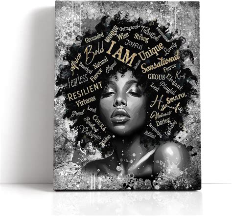 African American Wall Art Black Girl Wall Art Christian