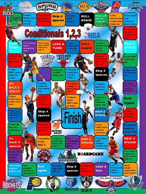1 to 3 conditionals board game pdf