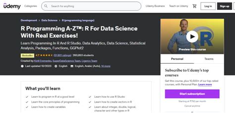 7 best & free R Programming courses online by Udemy in 2024 [October]