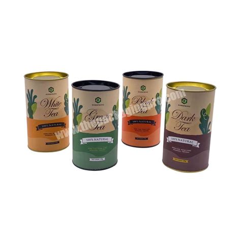 Biodegradable Food Grade Protein Powder Superfood Cardboard Cylinder