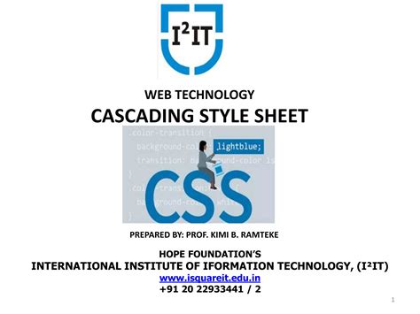 what is cascading style sheet ppt