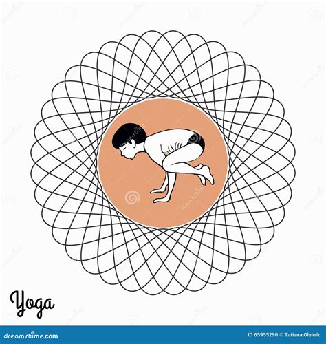 瑜伽姿势的男孩 向量例证 插画 包括有 宗教信仰 执行 头脑 空间 聚会所 男朋友 印度 纯度 65955290