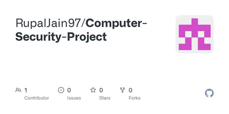 GitHub RupalJain97 Computer Security Project