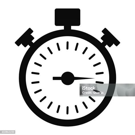 Stopwath 블랙 아이콘 시간기록계에 대한 스톡 벡터 아트 및 기타 이미지 시간기록계 0명 개념 Istock