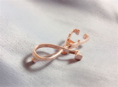 Stethoscope Brooch Science Jewelry Feminine Ts Medical Jewelry