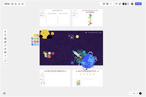 Free Rocket Space Retrospective Template Miro 2025