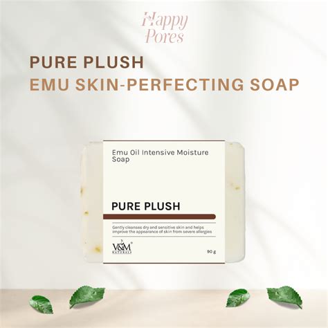 Pure Plush Emu Skin Perfecting Soap Happy Pores Vandm Naturals Shopee