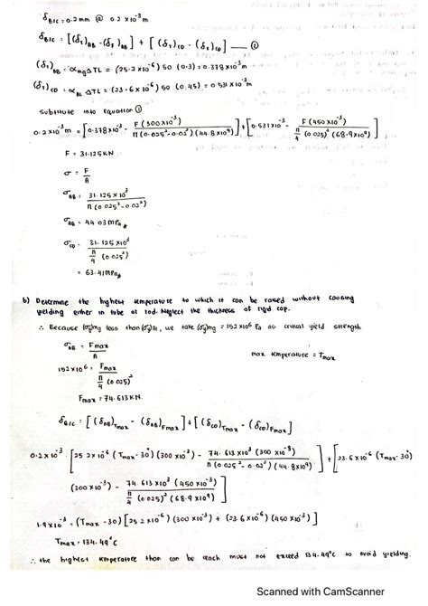 MFB2024 Assignment Solid Mechanics Studocu